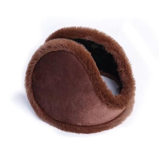 Cache-oreilles - MARQUE - Brown - Fourrure épaisse - Antigel - Velours ...
