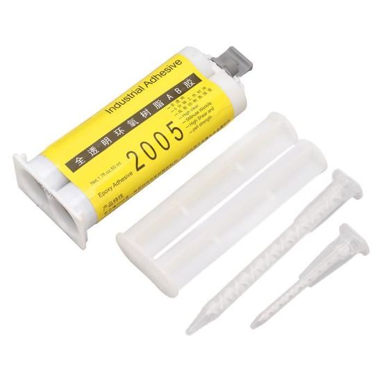 HURRISE colle AB en résine époxy AB Glue Résine Epoxy Haute Viscosité ...