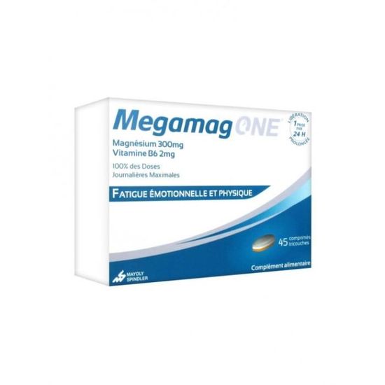 Megamag One Fatigue Émotionnelle et Physique 45 comprimés - Cdiscount ...