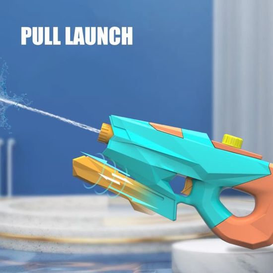 Jouet de pistolet à eau coulissant de 1200 ml, puissant jouet de jet d ...