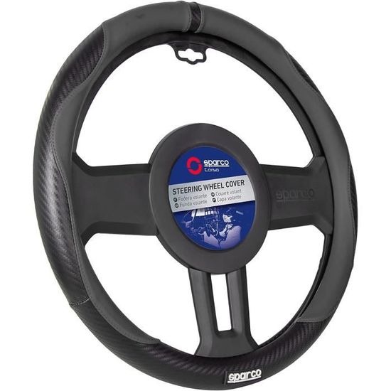 Housse De Volant S128 Noir Pvc + Caoutchouc[W587] - Cdiscount Auto