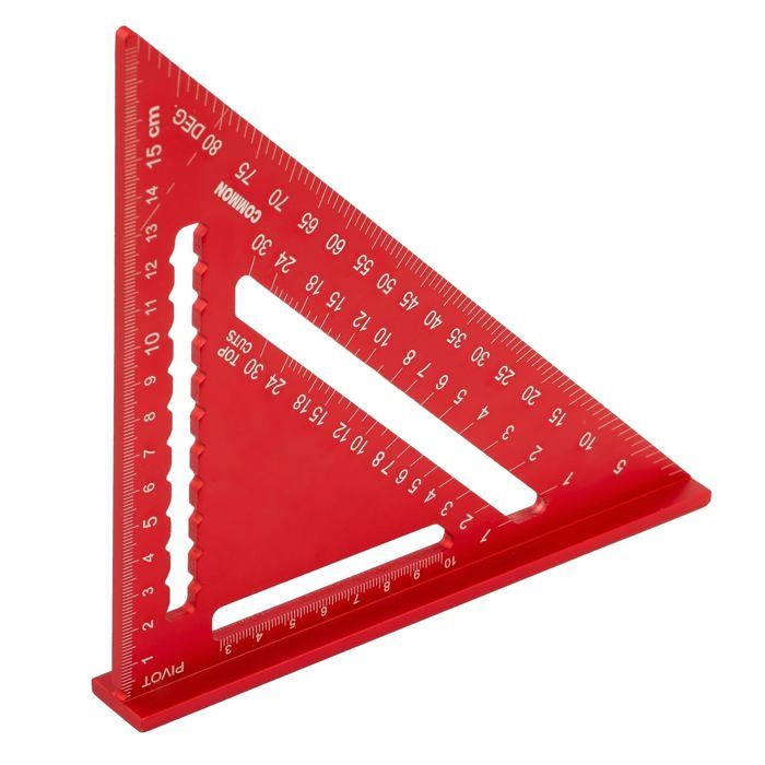 MIVOS Equerre de charpentier 18cm - Equerre de menuisier en alm de ...