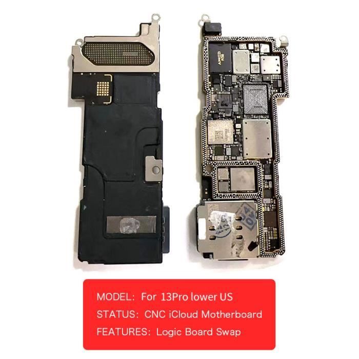 13Pro inférieur américain-Carte mère CNC pour iPhone 13 Pro MAX Mini ...