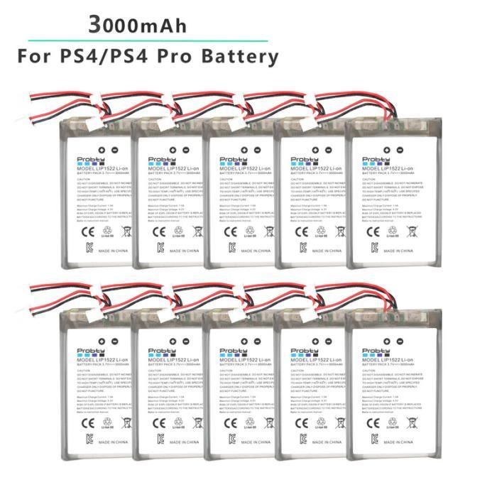 10 Pcs-10 Pcs LIP1522 PS4 Contrôleur Batterie pour Sony PS4 Pro ...