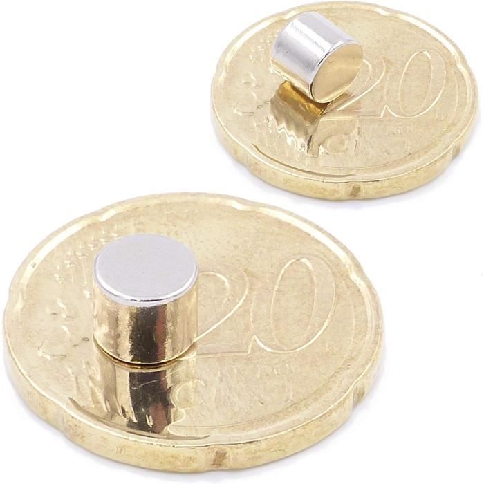 | 15 Mini Aimants Disques 6X5Mm | N52 Niveau Le Plus Forte - Aimants En ...