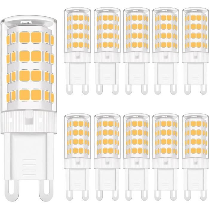Ampoule G9 LED Blanc Chaud 5W, Ampoule G9 LED pour Chandelier, Plafonnier, Ampoule G9 à économie ...
