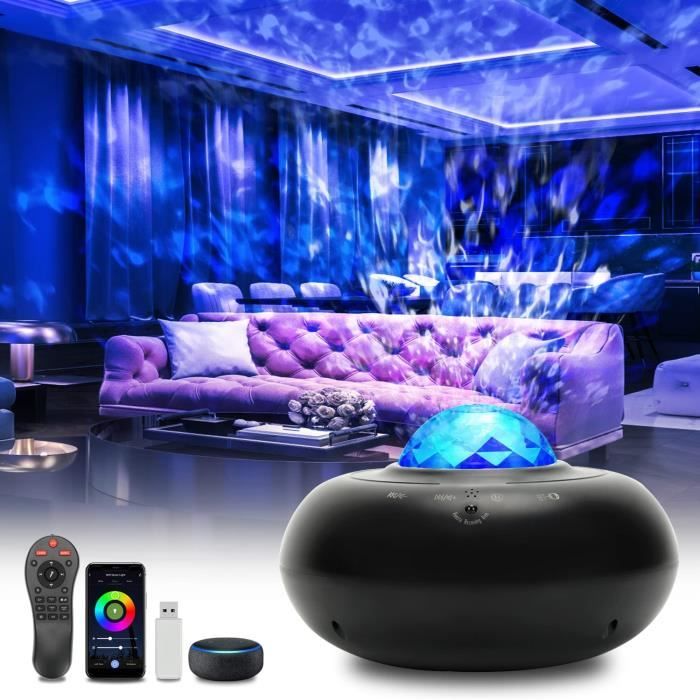 Projecteur Ciel Etoile, WIFI Projecteur Galaxie Compatible avec Alexa ...