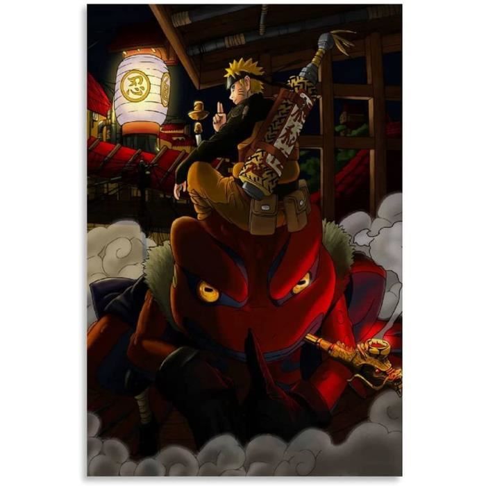 Poster Anime Naruto et Chief Toad Poster d233coratif sur toile pour ...
