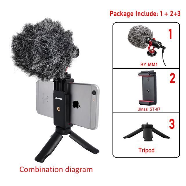 Microphone,Microphone MM1 pour iPhone, Smartphone Android, Canon, Nikon ...