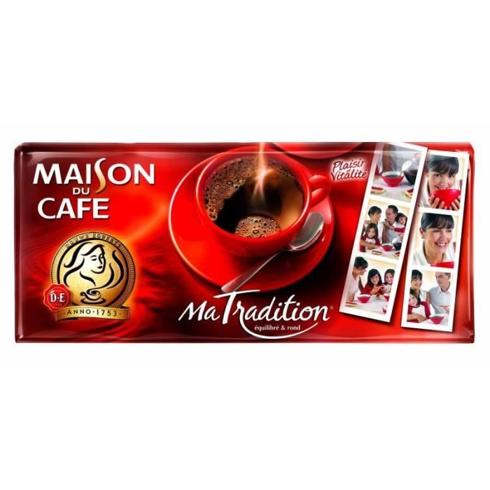 LOT DE 2 - MAISON DU CAFE - Ma Tradition Café moulu - paquet de 4 x 250 ...