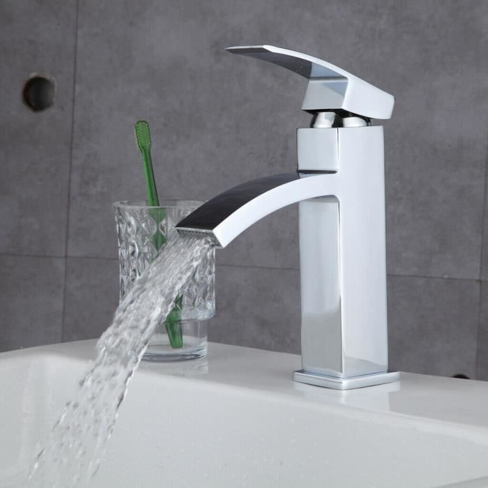 Robinet Salle de Bain carrée Sortie d'eau MAWIRON de Lavabo Edge ...