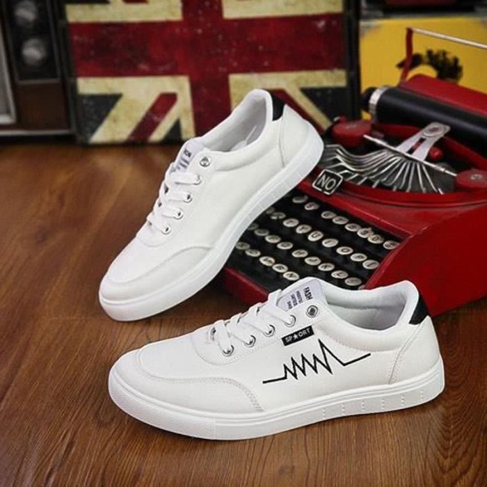 Baskets Homme - FUNMOON - Sport - Tige en Toile - Semelle en Caoutchouc ...