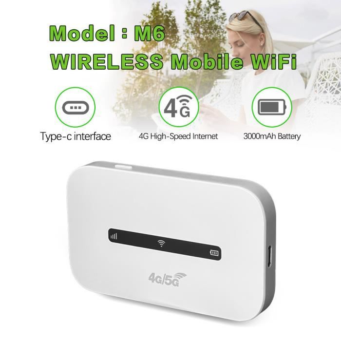 Routeurs 4G Lte Modem Wifi Portable, mini hotspot extérieur Bolso Mifi ...