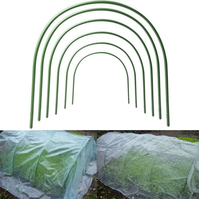 Lot de 6 cerceaux de Serre en Acier avec revêtement en Plastique, Cae ...