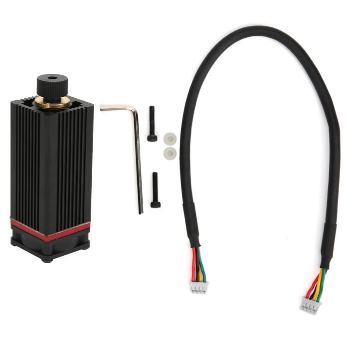 Tbest Module Laser Graveur Tête de graveur de Module Laser bleu NEJE 7W 450nm pour Machine de ...