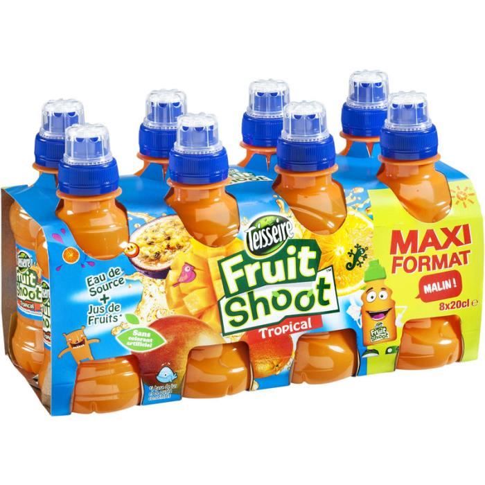 TEISSEIRE Fruit shoot tropical 8x20cl - Cdiscount Au quotidien