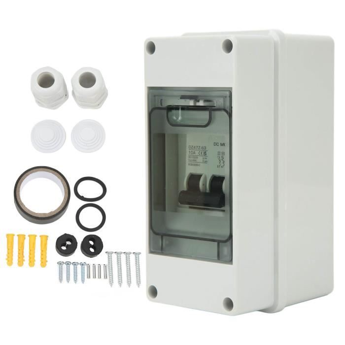 VBESTLIFE Disjoncteur PV Disjoncteur DC 2P 10A IP65 Étanche DC ... VBESTLIFE Disjoncteur PV Disjoncteur DC 2P 10A IP65 Étanche DC ...