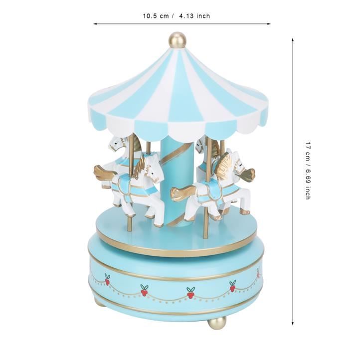 Cadeau carrousel Merry-Go-Round Boîte à Musique Carrousel Cadeau Noël ...