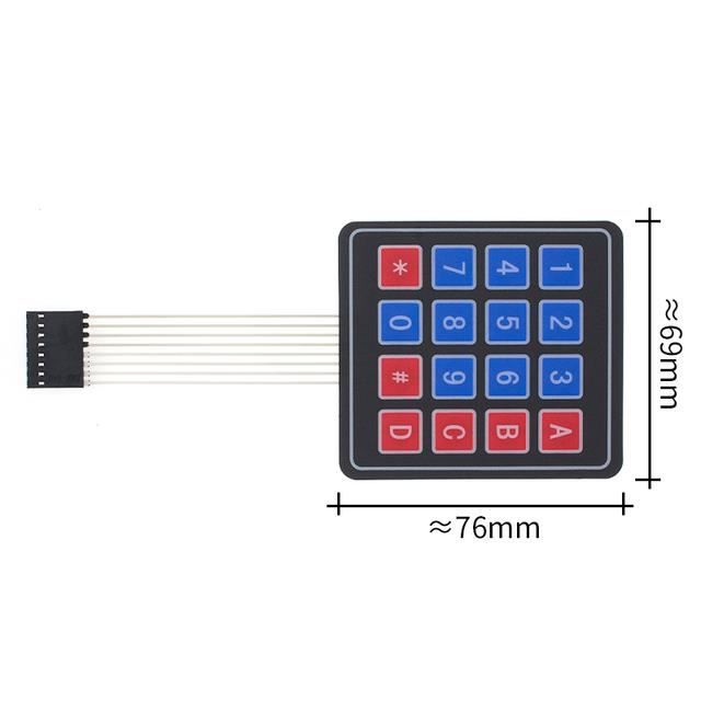 Circuits Intégrés4x4 Clavier Matrix Array Pour Ardu37 16 Touches