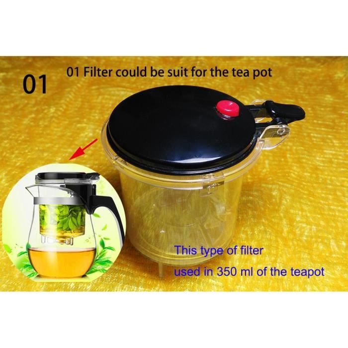 CAFETIERE - THEIERE - CHOCOLATIERE,Filter A--Théière en verre de haute ...