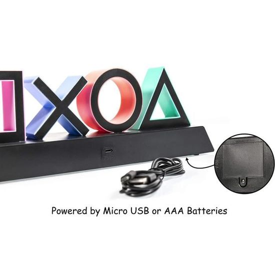 Lampe d'ambiance LED - Playstation sous licence officielle - Cdiscount ...