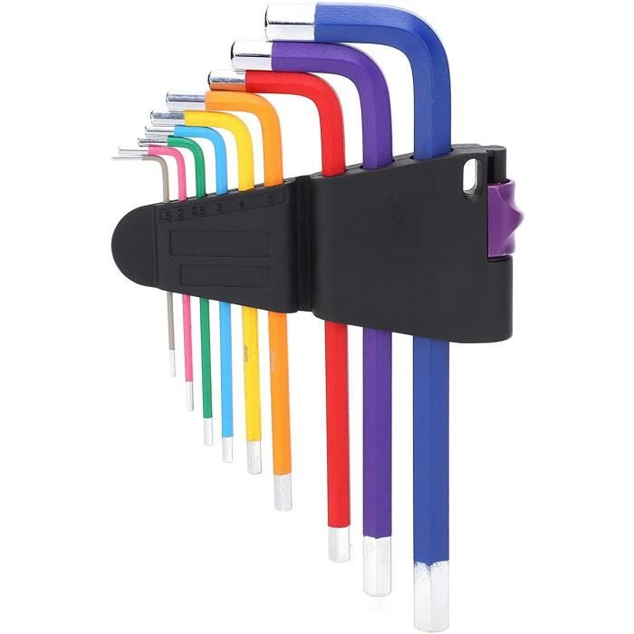 Jeu de clés en étoile à extrémité creuse Clés plates inviolables et ...