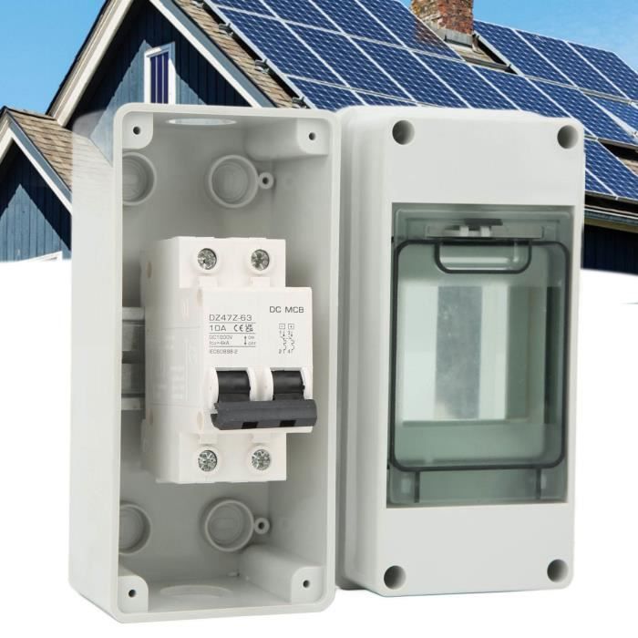 VBESTLIFE Disjoncteur PV Disjoncteur DC 2P 10A IP65 Étanche DC ... VBESTLIFE Disjoncteur PV Disjoncteur DC 2P 10A IP65 Étanche DC ...