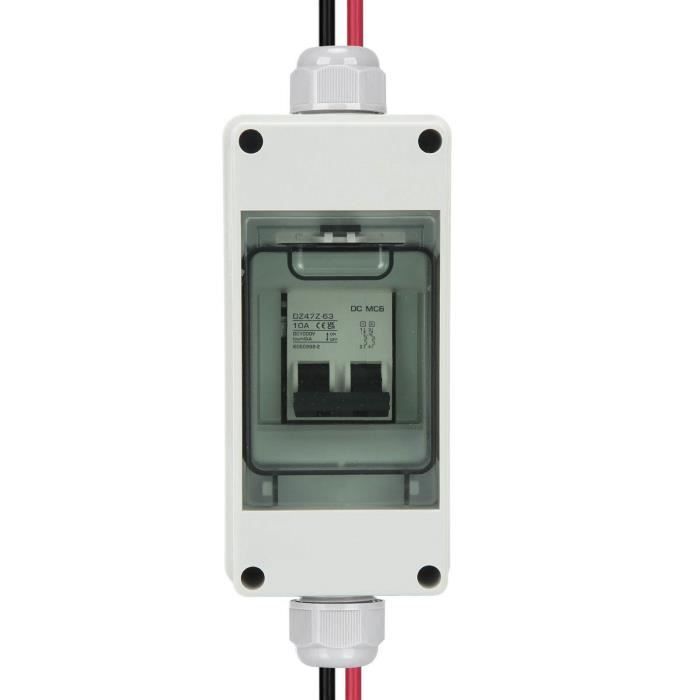 VBESTLIFE Disjoncteur PV Disjoncteur DC 2P 10A IP65 Étanche DC ... VBESTLIFE Disjoncteur PV Disjoncteur DC 2P 10A IP65 Étanche DC ...
