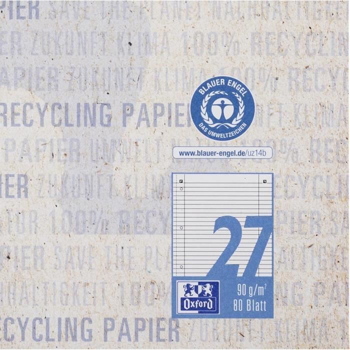 Lot De 3 Cahiers Lignés A4 Double Marge 80 Feuilles Perforées[u1479 ...