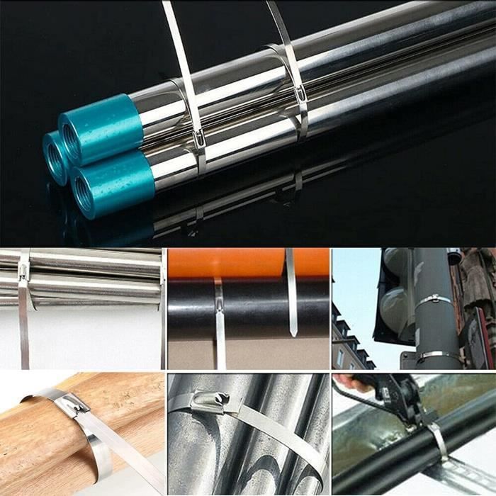 Collier De Serrage Inox 500 * 10Mm, Serflex Inox, 30 Pièces Attache De ...