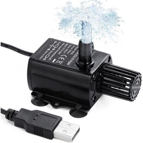 Mini Pompe À Eau , Dc 5V Brushless Usb Submersible Water Pump With ...