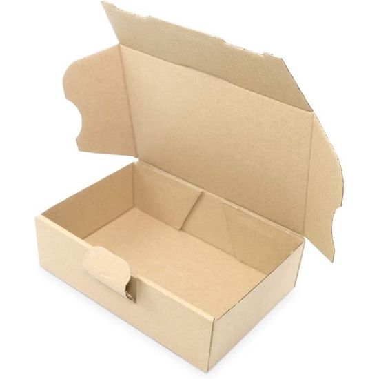 Kartonprofis Lot de cartons d'expédition pliants Boîte pliable Carton ...