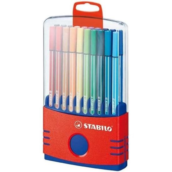 Feutre À Dessin - Pen 68 - Colorparade Rouge X 20 Feutres Pointe ...