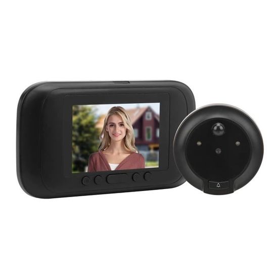 Cikonielf Visionneuse de porte intelligente 3.5in Smart Door Viewer ...