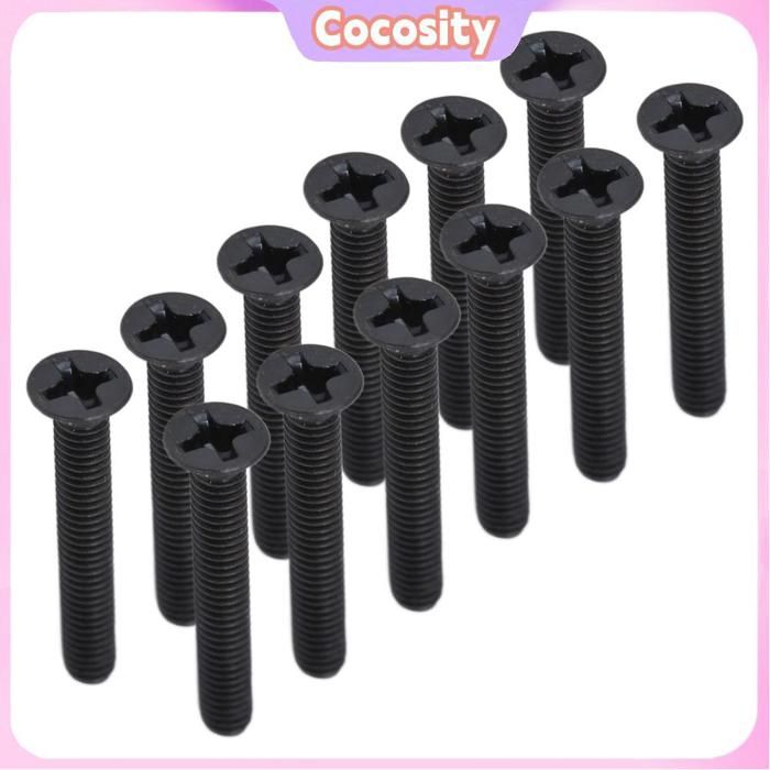 Cocosity Vis cruciformes à tête fraisée (M3*5)50 Pièces M3 Vis à Tête Fraisée DIN 965 Kit ...