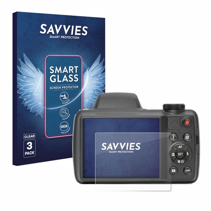 Smart Glass Protection d'écran en verre Savvies pour Kodak Pixpro AZ528 ...