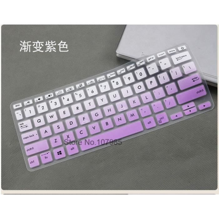 ProgressivePourpre-Protecteur de clavier d'ordinateur portable en ...