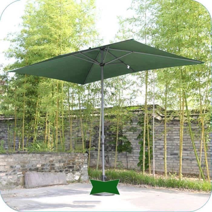 De Jardin Terrasse Extérieur 2 × 3m Parapluie Rectangle Mécanisme À ...