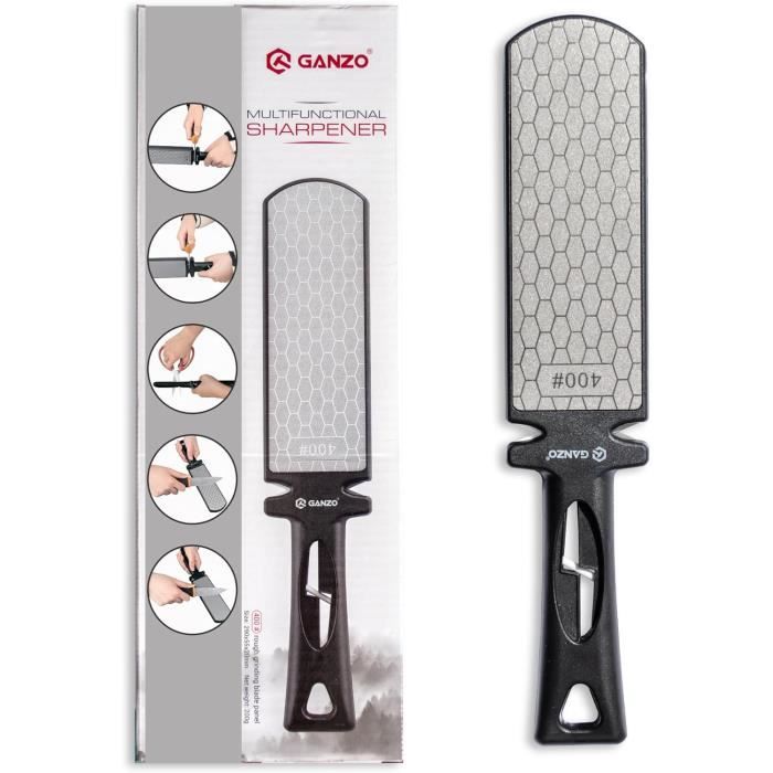 Ganzo Prosharp Aiguiseur Multifonction En Céramique Et Acier Au Tungstène – Pierre Double Face ...