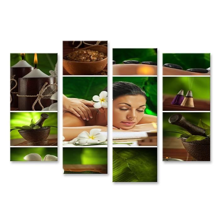 Tableau photo sur le thème du spa collage de photos à partir de ...