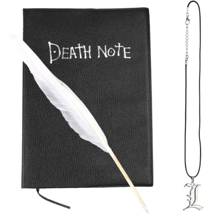 Cahier Death Note, Anime Thème Death Note avec Collier et Stylo en ...