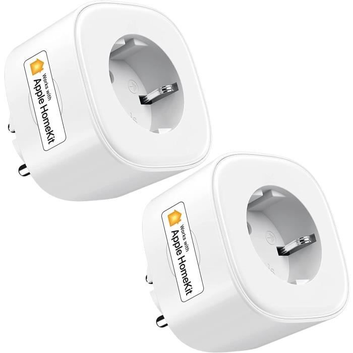 Prise Connectée (Type F), Prise Intelligente Wifi Compatible Avec Apple ...