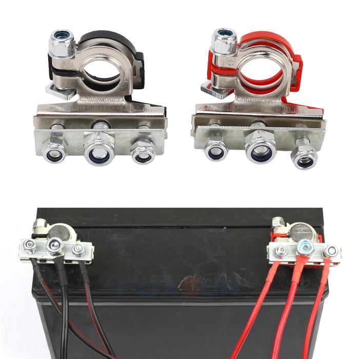 Cikonielf Connecteur à dégagement rapide de batterie Connecteurs de Borne de Batterie Extrémités ...