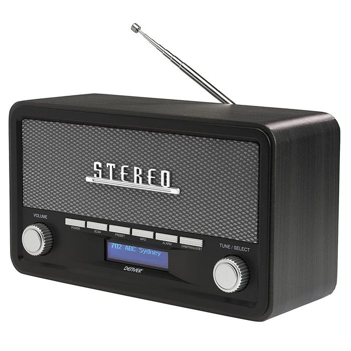 Denver Electronics DAB-18 DARK-GREY Radio portable 2x2W - Personnel ...