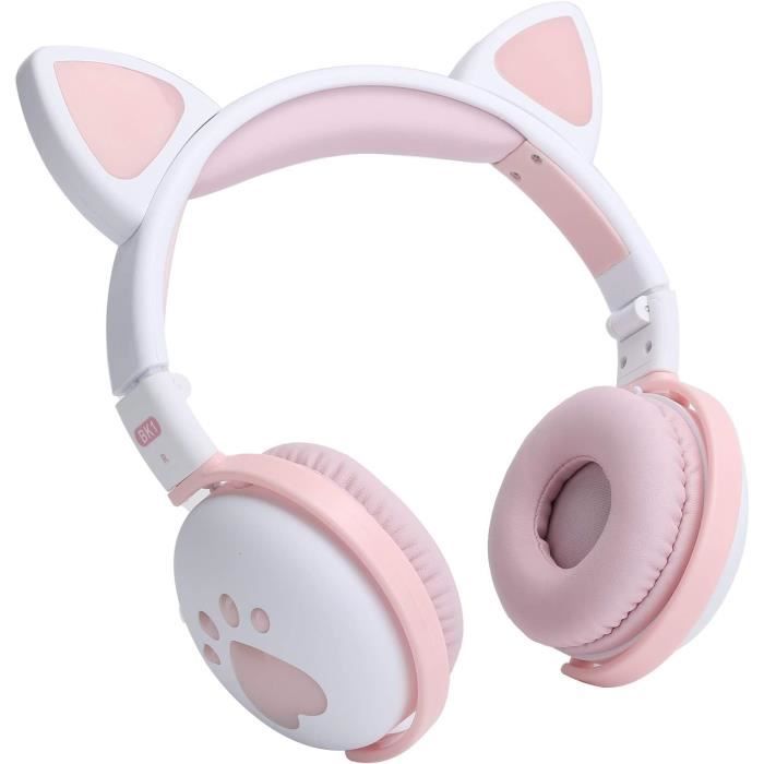Casque D'Oreille De Chat, Portatif Hifi Confortable Portant Des Casques ...