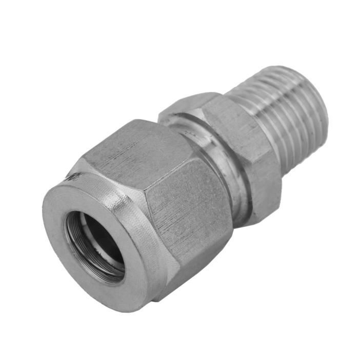 EJ.life joint de virole en acier 1 pièces ZG raccord de Compression en acier inoxydable joint de ...