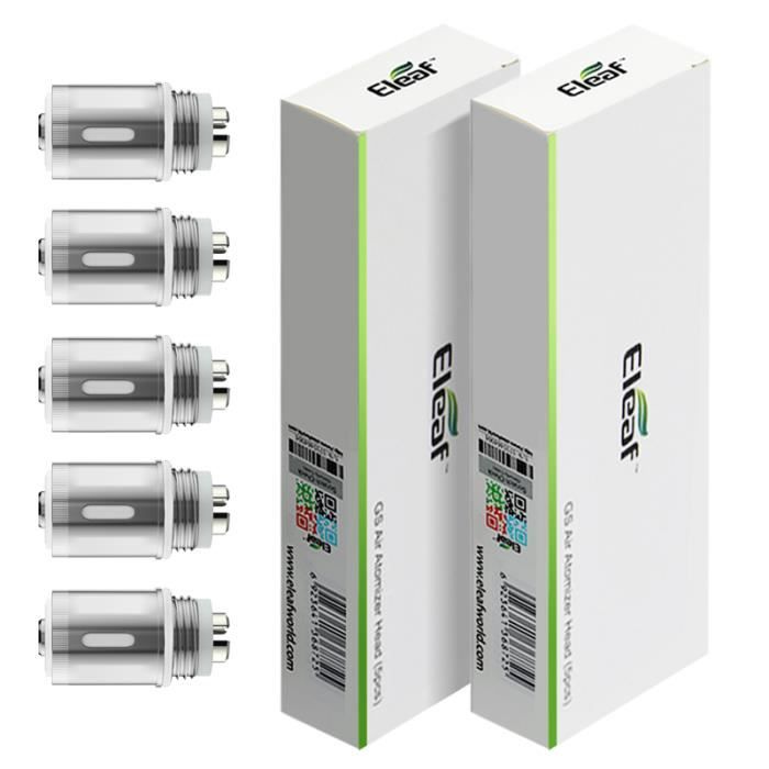 Authentique Eleaf GS Air Atomizer Head 1.2ohm Bobine de rechange (Pack ...