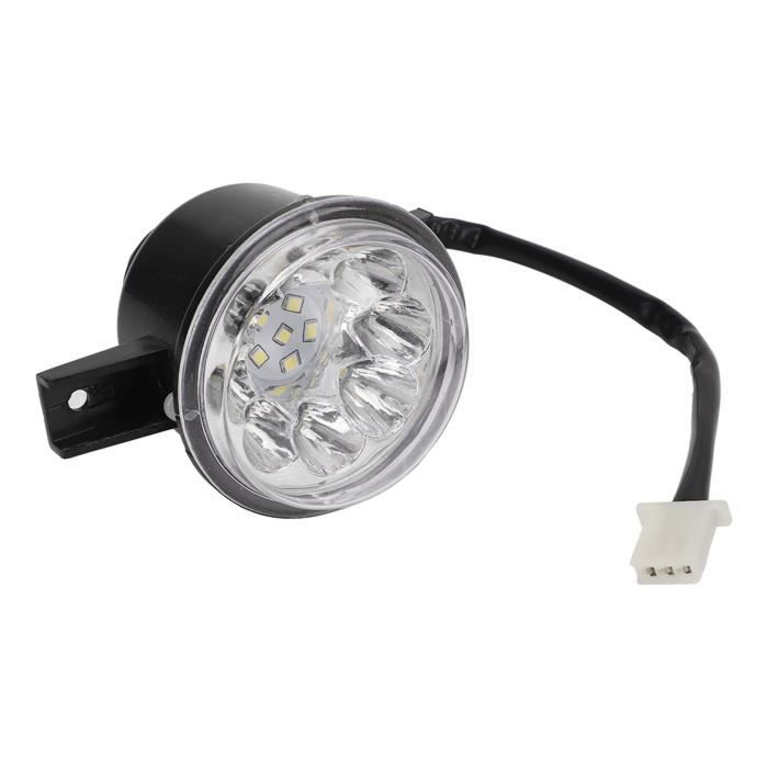 Phare de moto Aramox Phare LED, 12V LED Ronde Phare Avant Mode Faisceau ...
