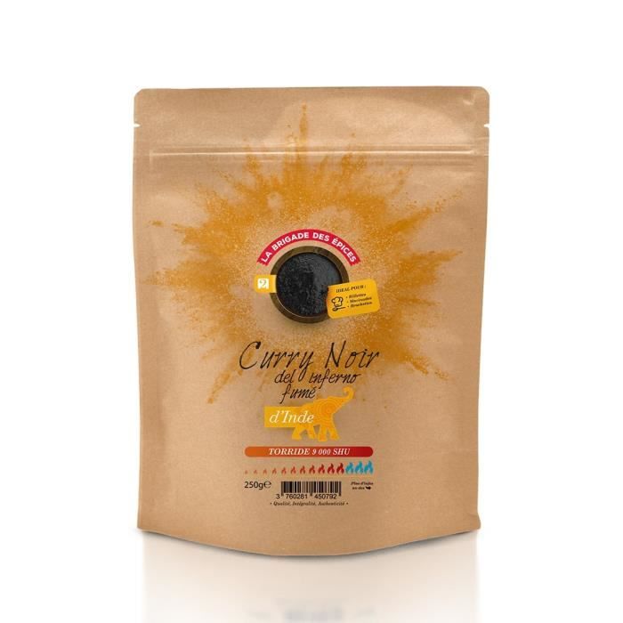 Curry Noir del Inferno fumé - 250g - Cdiscount Au quotidien