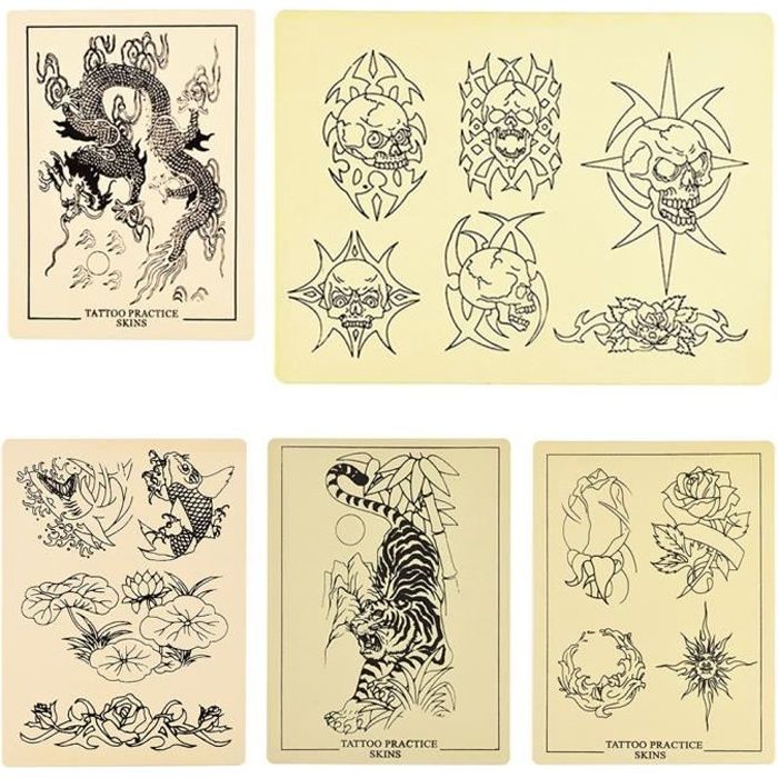 Tatouage Pratique Skin Saufrow Pratique Peau Tatouage Peau Maquillage ...